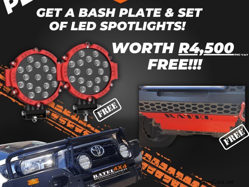 Buy Toyota Hilux GD6 (2021 - 2024) - Ratel 4x4 Bosbumper, Bash plate ...